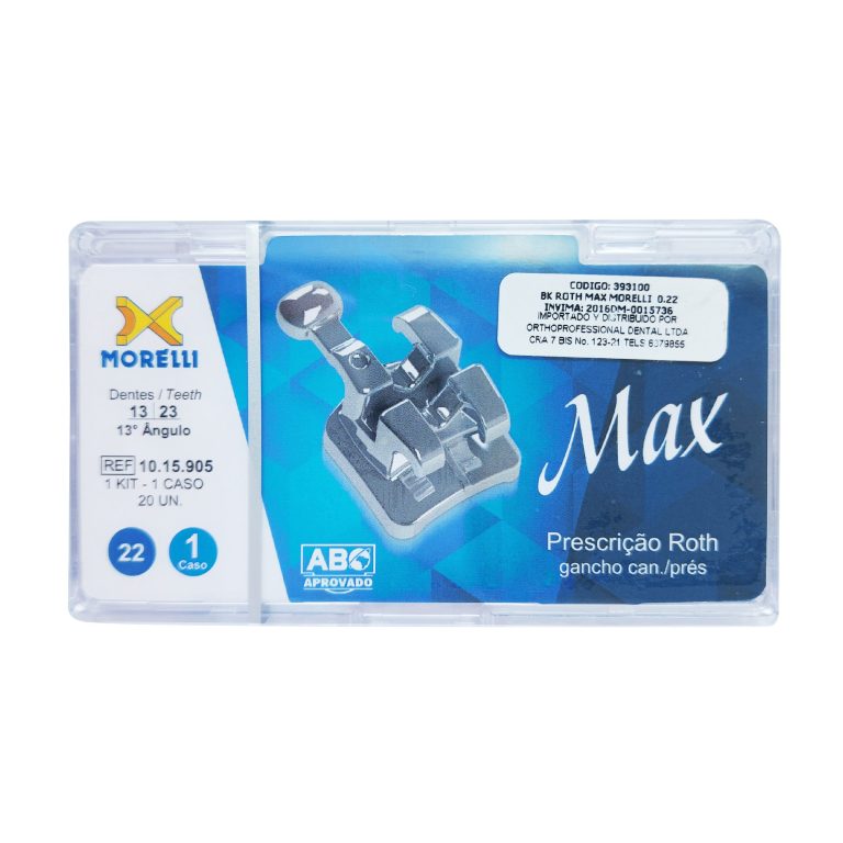 Brackets Roth Max Slot 0.22 Juego X 20 Unidades Marca Morelli – ORTHOPROFESSIONAL